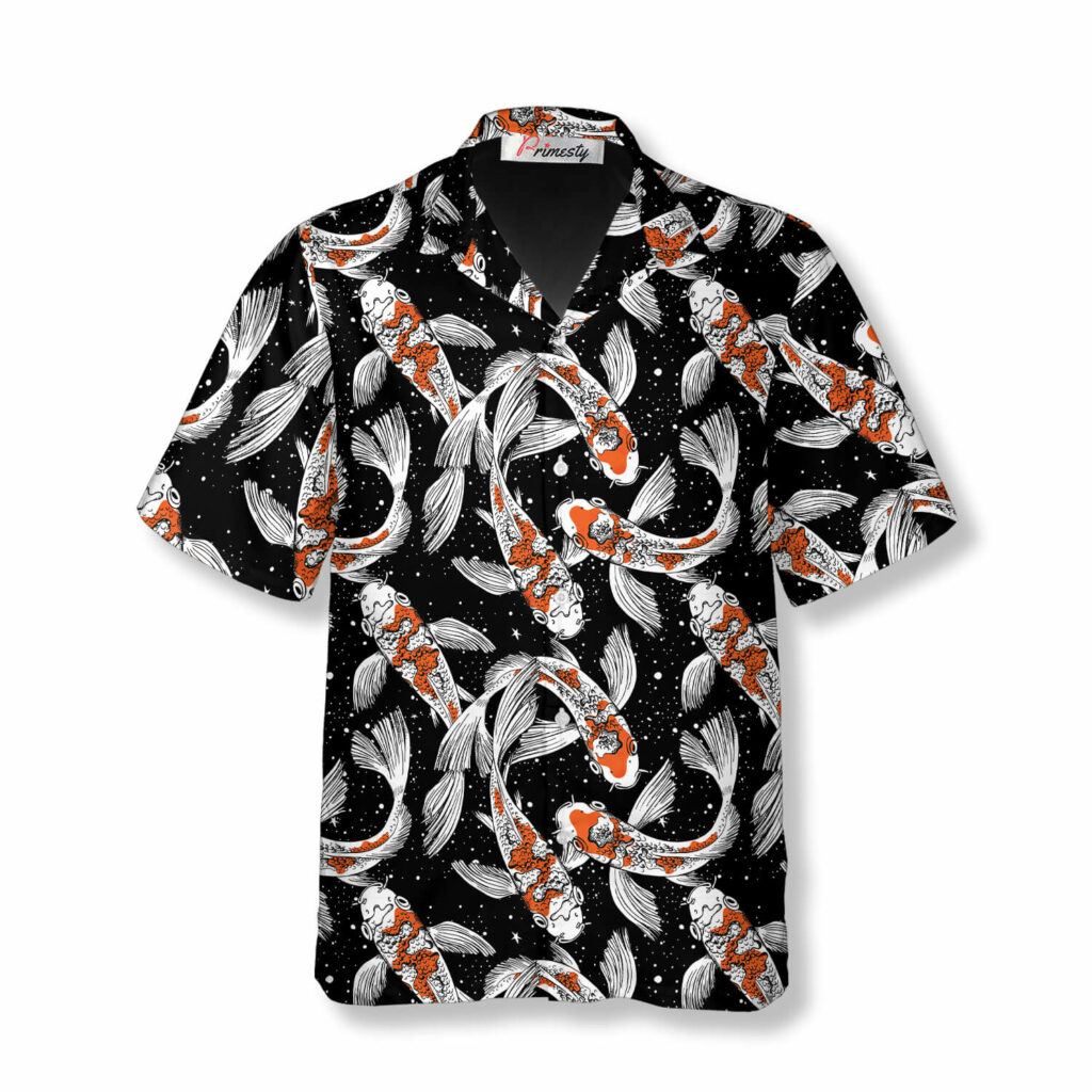 Koi Fish Hawaiian Shirts - Primesty