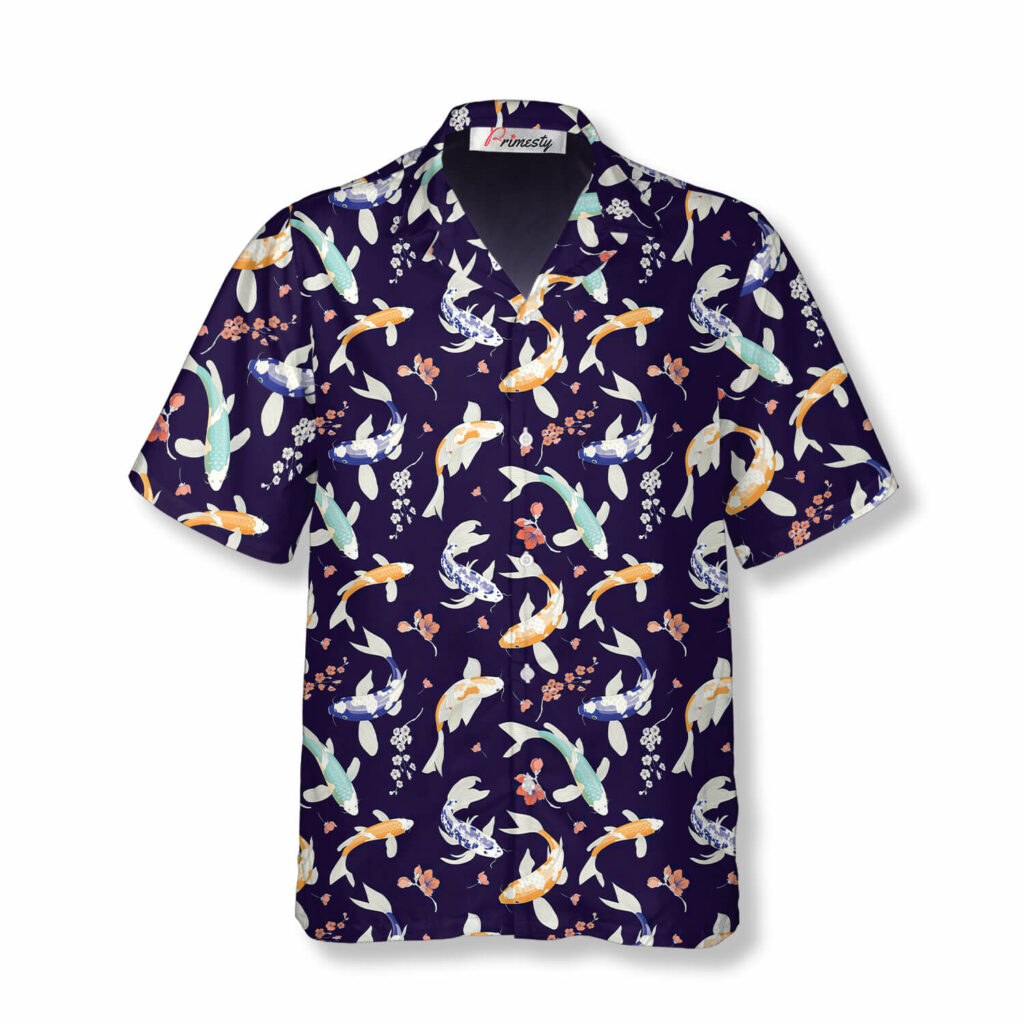 Koi Fish Hawaiian Shirts - Primesty