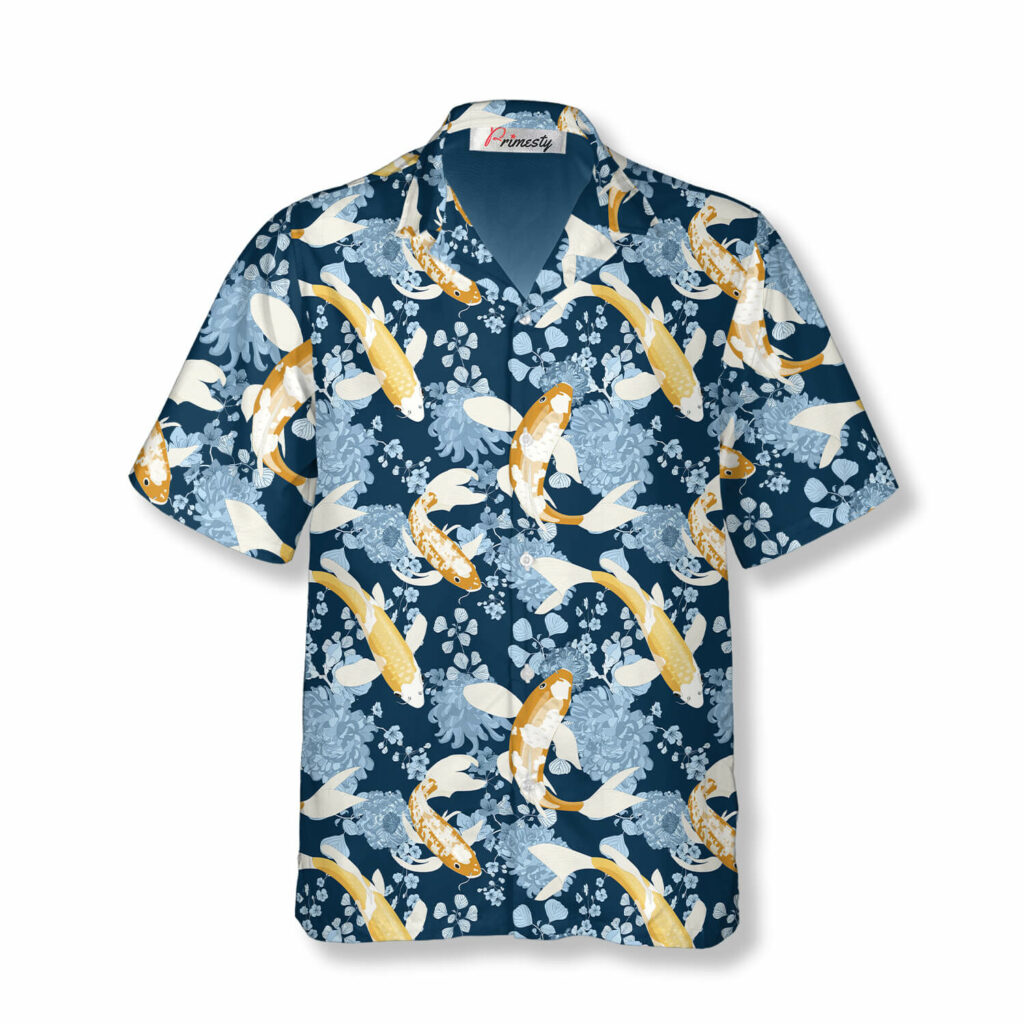 Koi Fish Hawaiian Shirts - Primesty
