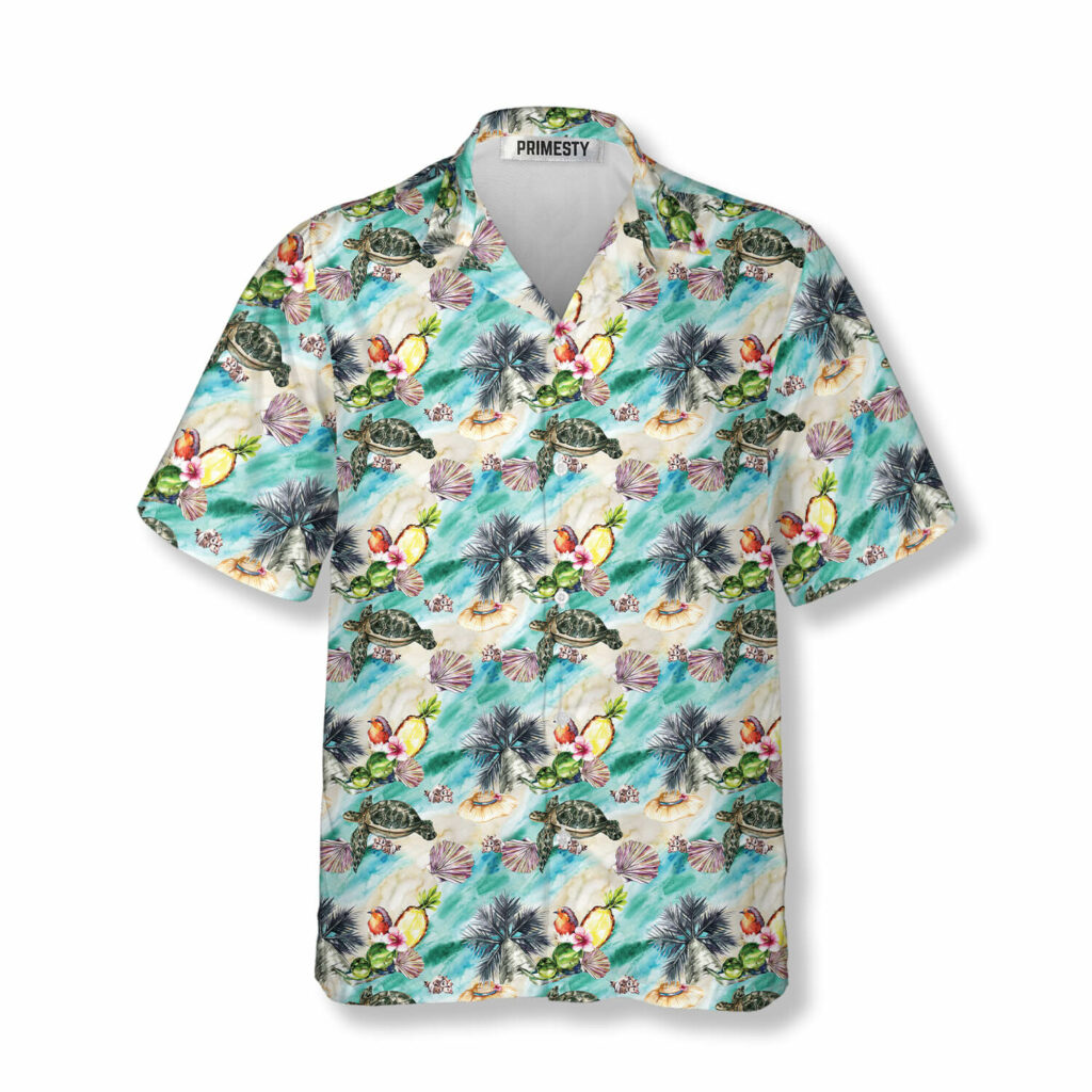 Turtle Hawaiian Shirts - Primesty