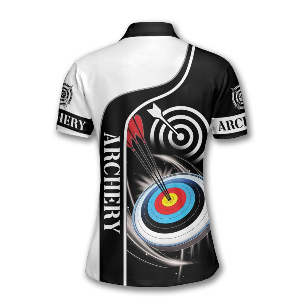 Archery Targets Black White Custom Archery Shirts for Women - Primesty