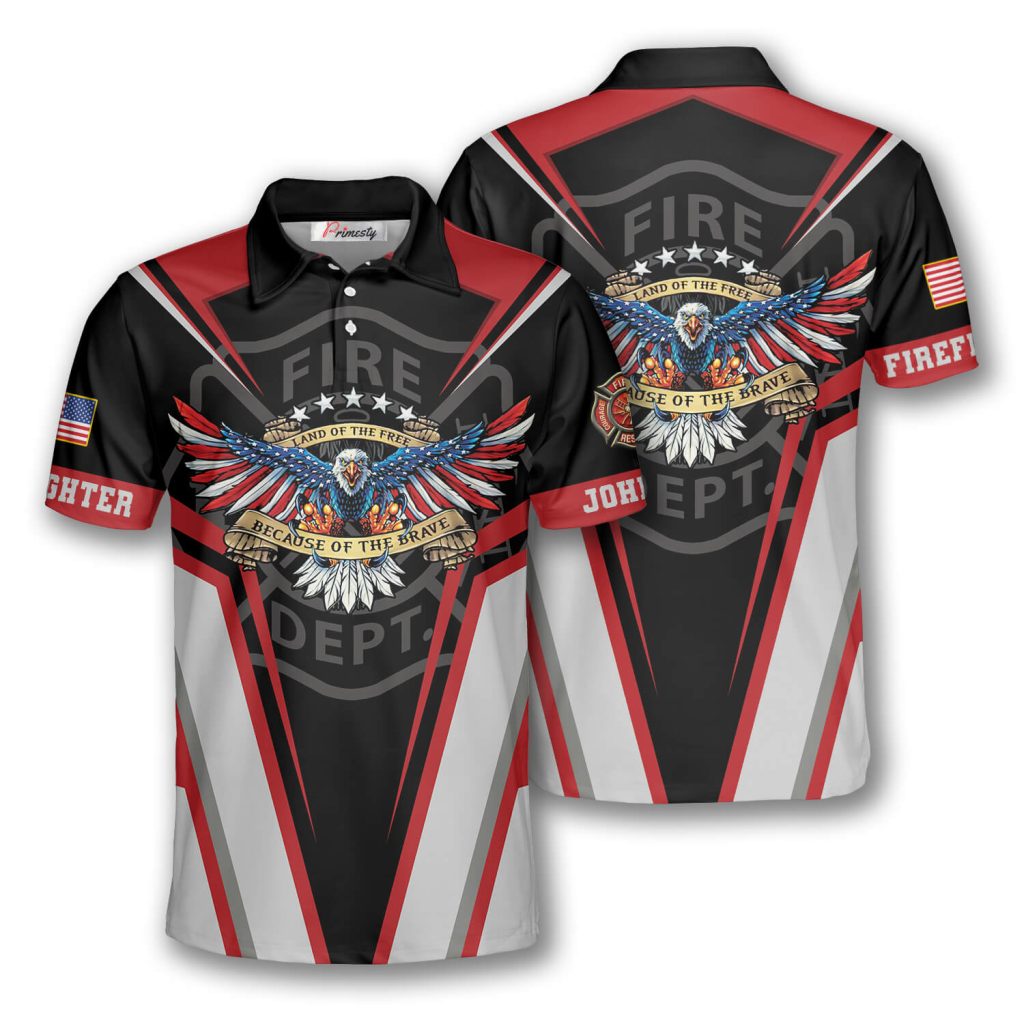 Firefighter Polo Shirts - Custom Firefighter Shirts - Primesty