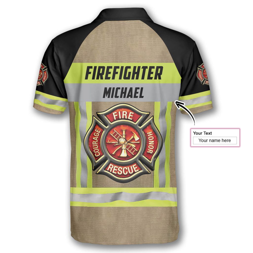 Firefighter 3D Work Shirt Custom Firefighter Shirts for Men - Primesty
