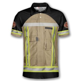Firefighter 3D Work Shirt Custom Firefighter Shirts for Men - Primesty