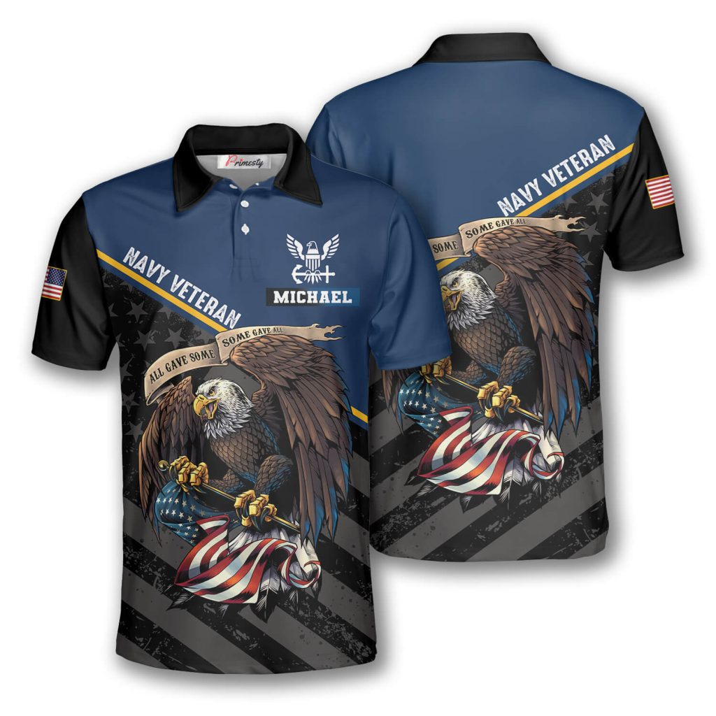 Veteran Shirts for Men - Custom Veteran Polo Shirts - Primesty