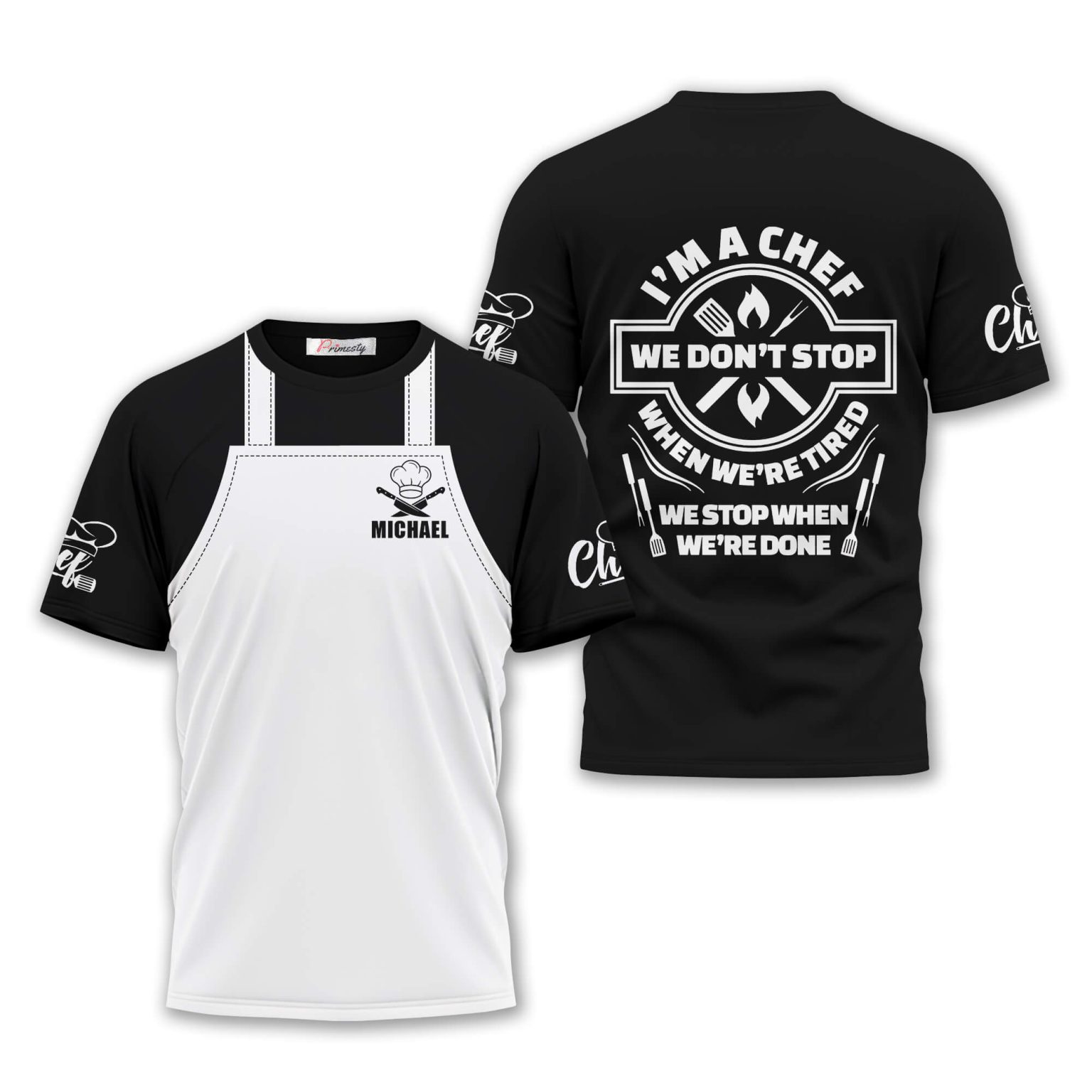 Custom Chef T-Shirts - Primesty