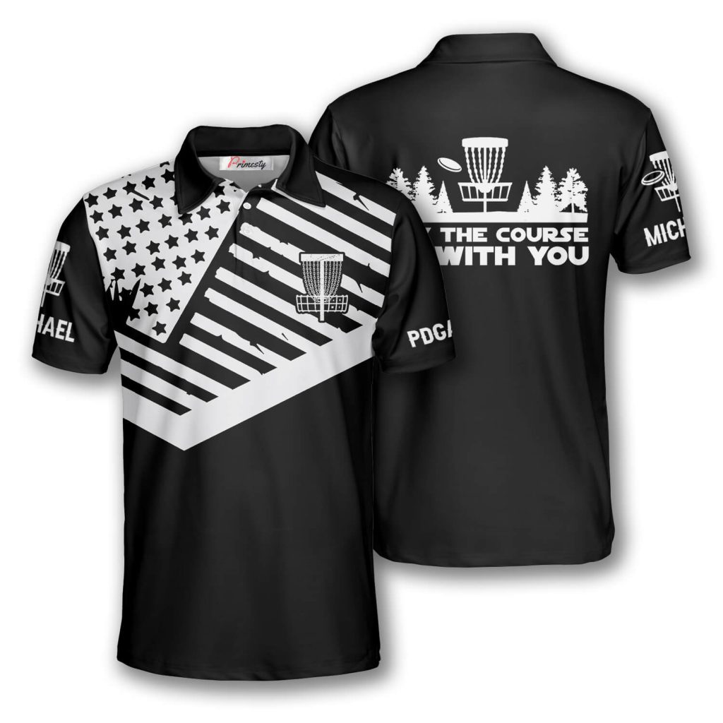 Custom Disc Golf Polo Shirts For Men - PRIMESTY