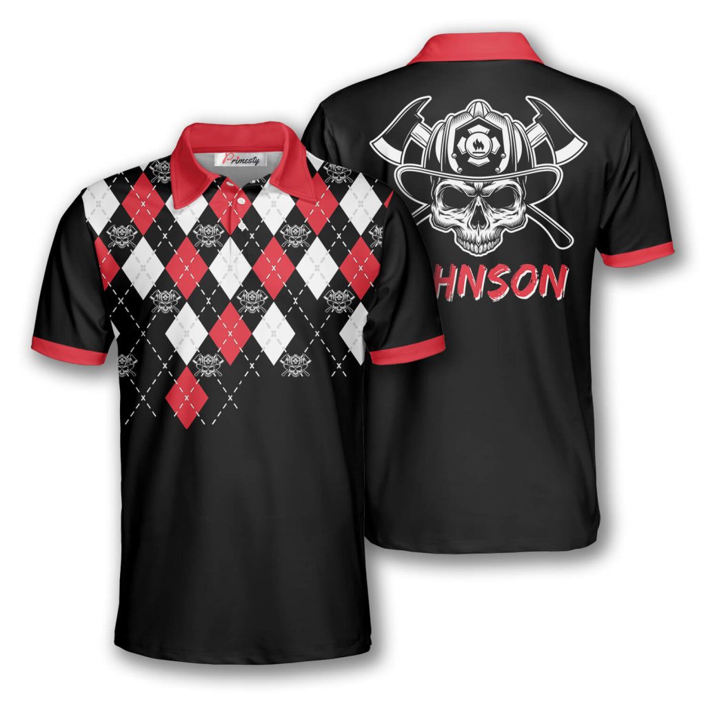 Firefighter Polo Shirts - Custom Firefighter Shirts - Primesty