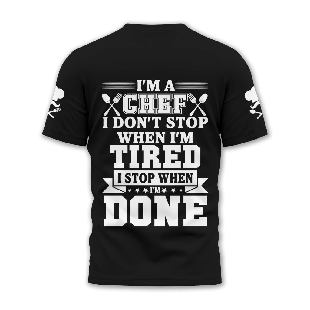 Personalized Chef T-shirts for Men, Custom Men's Chef Shirts PM003 ...