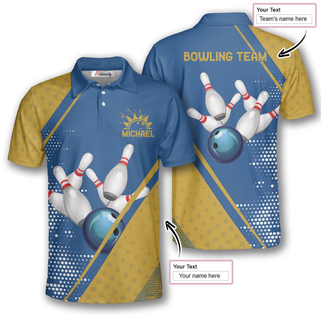 3D Player Custom Bowling Shirts for Men - Primesty