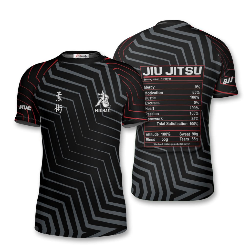 Free Hug Custom Jiu Jitsu Rash Guard - Primesty