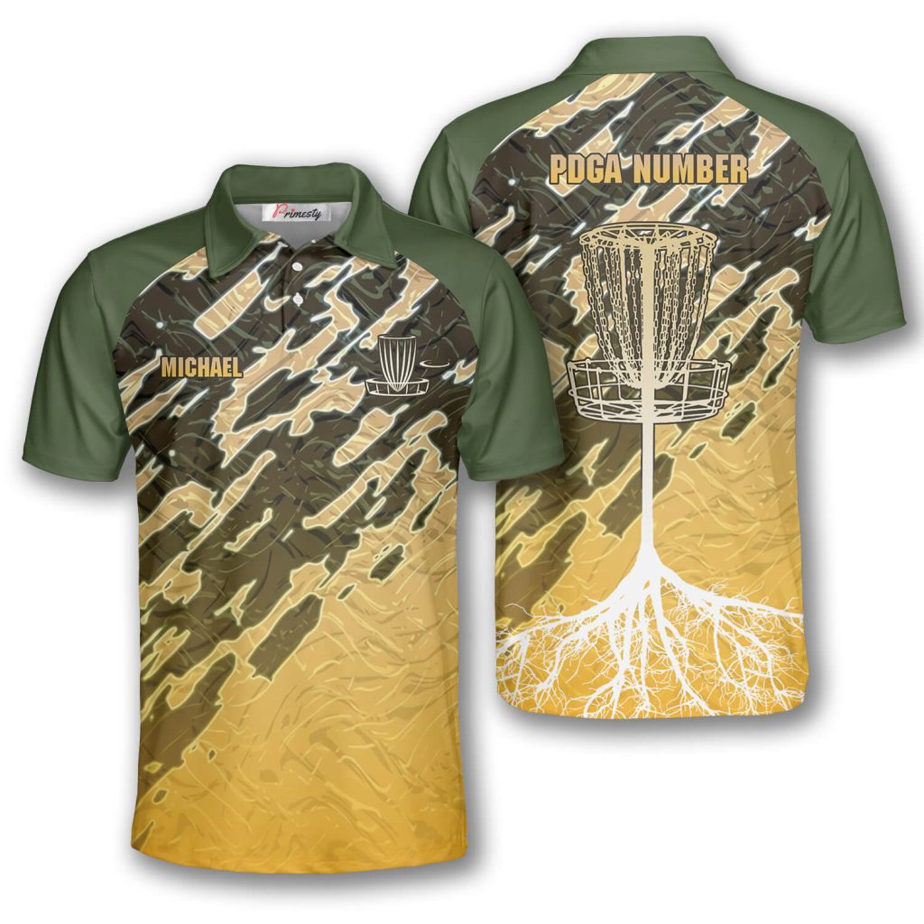 Custom Disc Golf Polo Shirts For Men - PRIMESTY