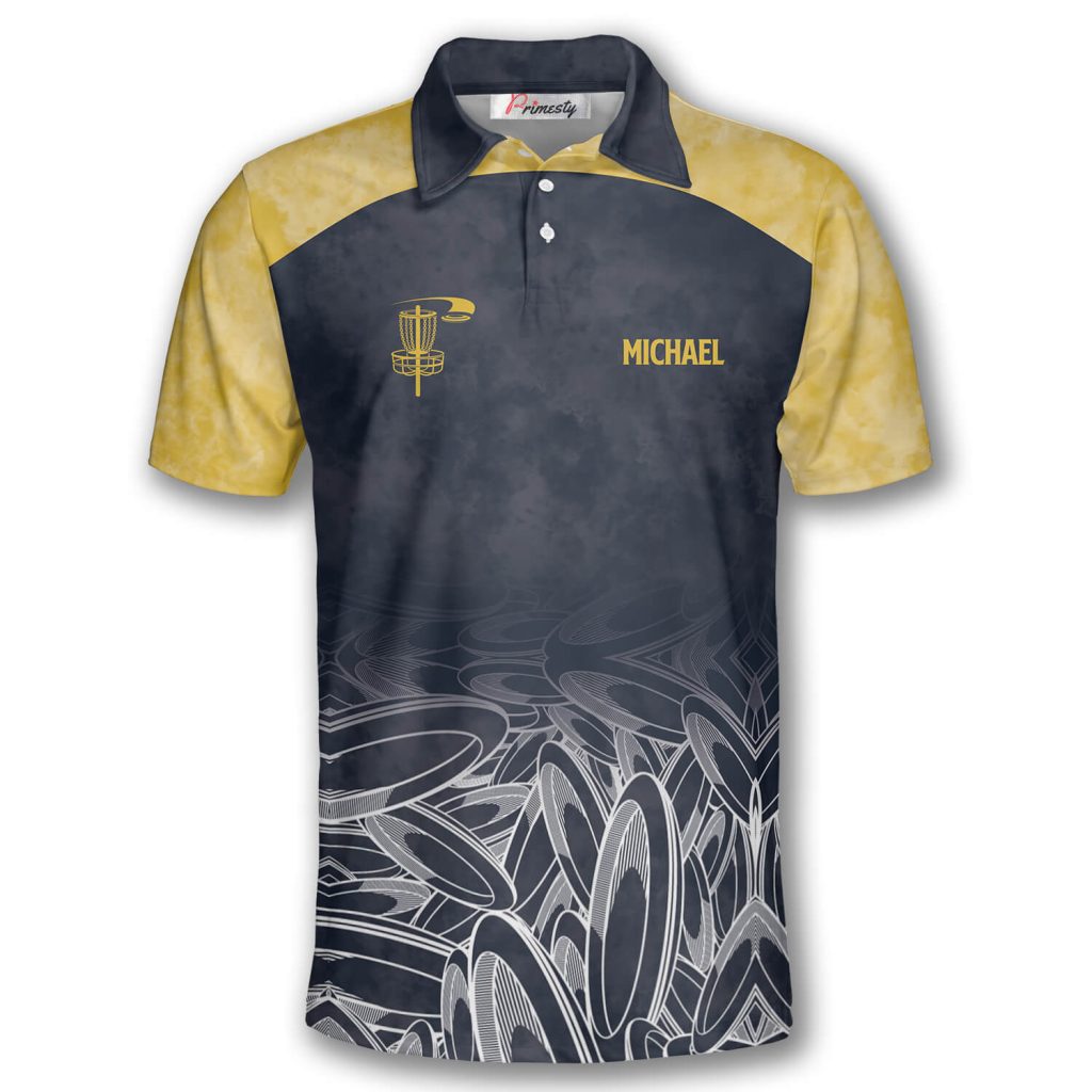 Disc Golf Valhalla Custom Disc Golf Polo Shirts for Men - Primesty