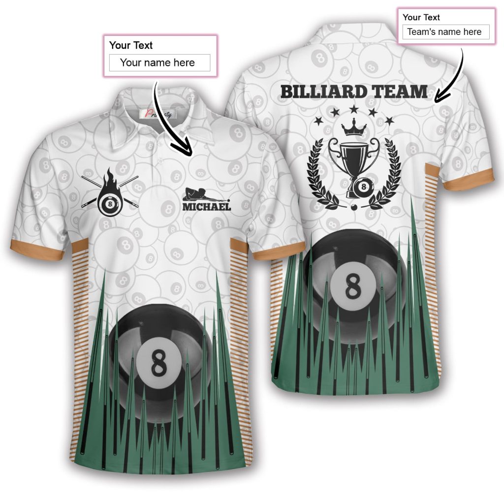 Billiard Is A Great Game Custom Billiard Shirts For Men - Primesty