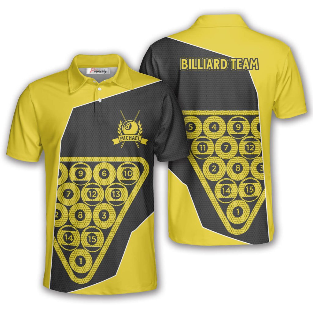 Custom Billiards Shirts For Men - Primesty