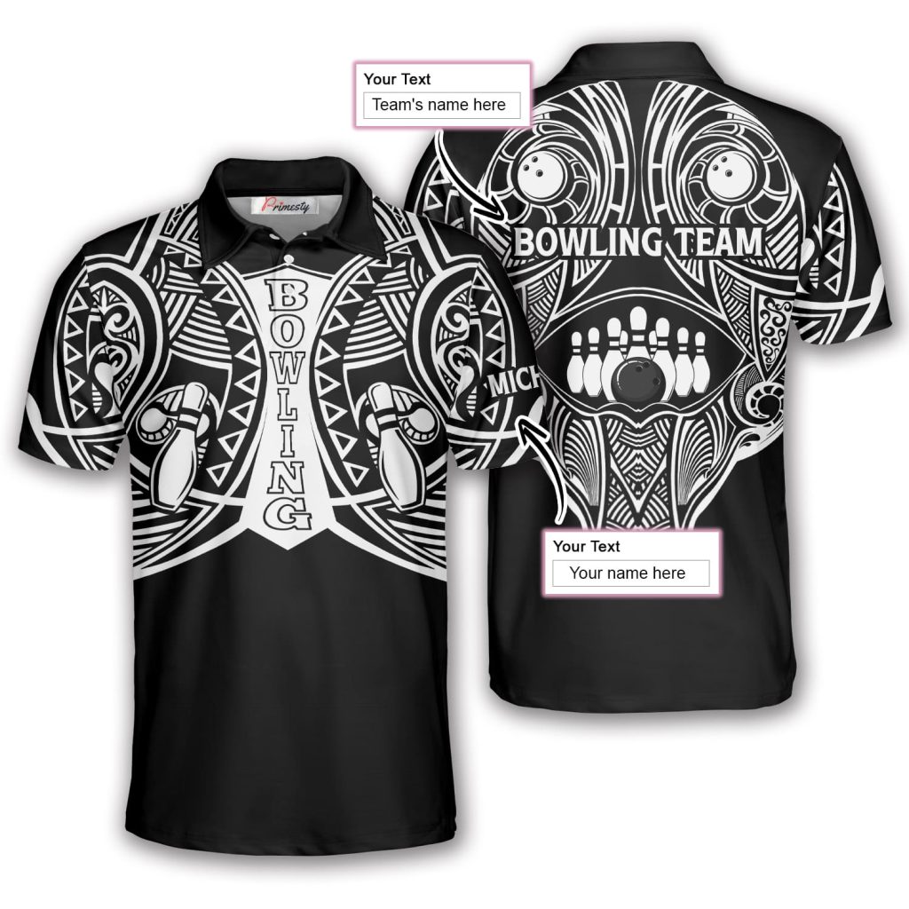 New BW Tribal Custom Bowling Shirts For Men - Primesty