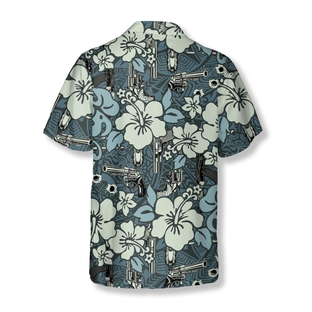 Gun Rifle Carbine Flat Gun Hawaiian Shirts For Men - Primesty