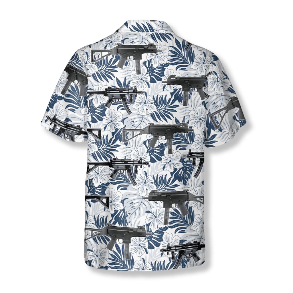 Pattern Submachine Gun Hawaiian Shirts For Men - Primesty