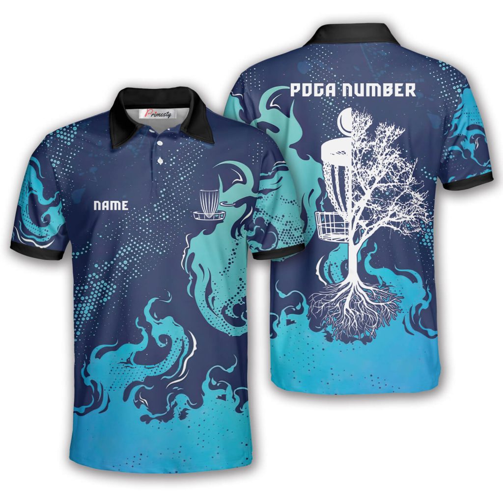 Custom Disc Golf Polo Shirts For Men - PRIMESTY